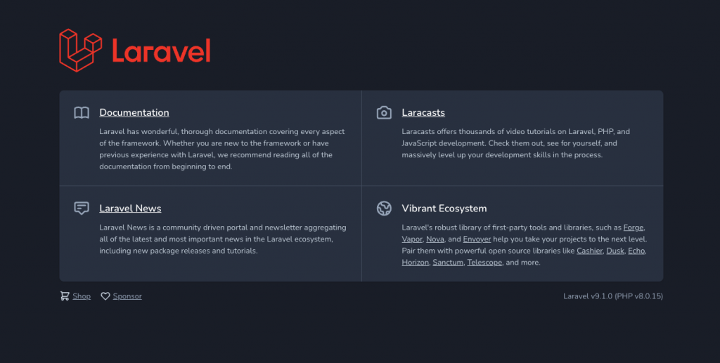 Laravel 9.xのインストール – ララジャパン